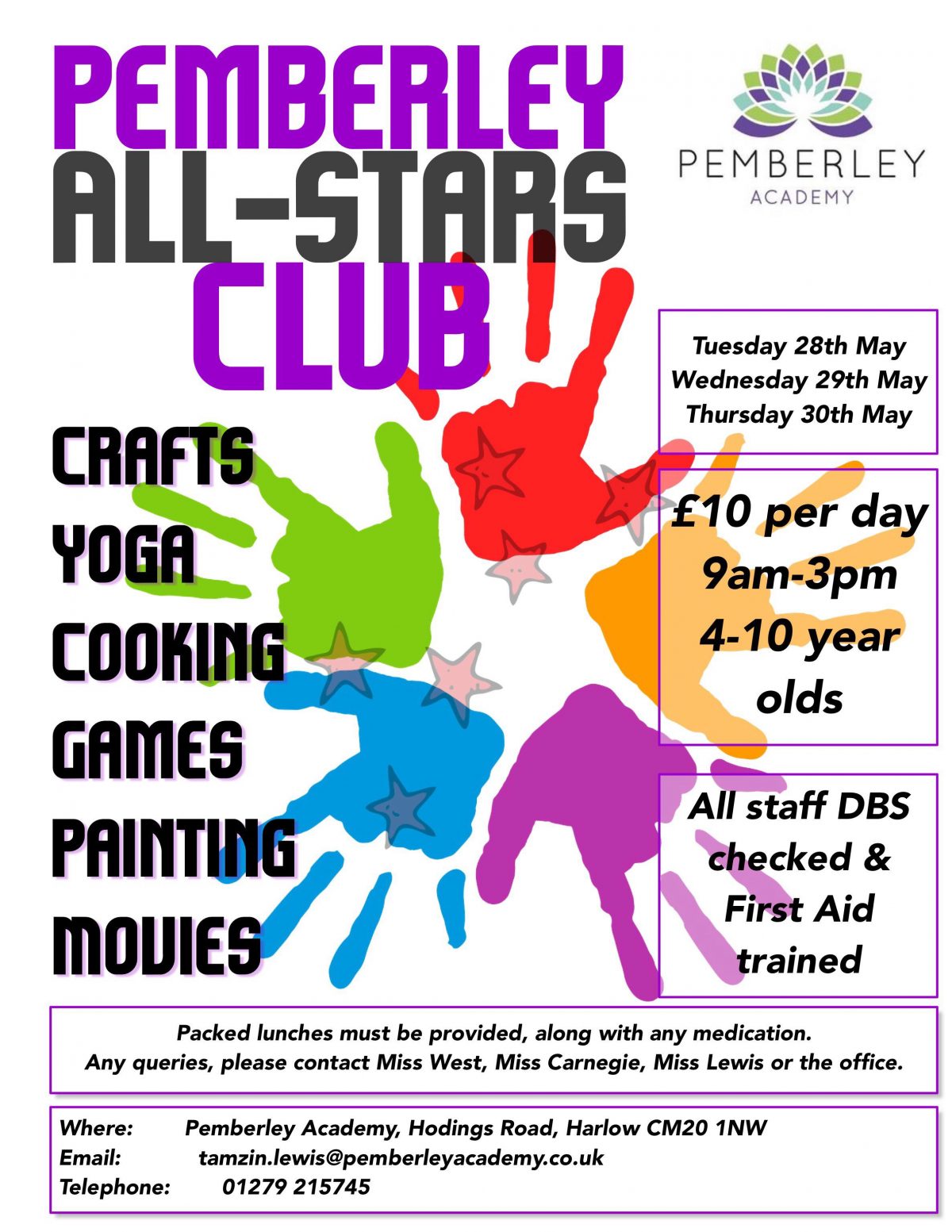 Pemberley All Stars Club – Pemberley Academy Primary School